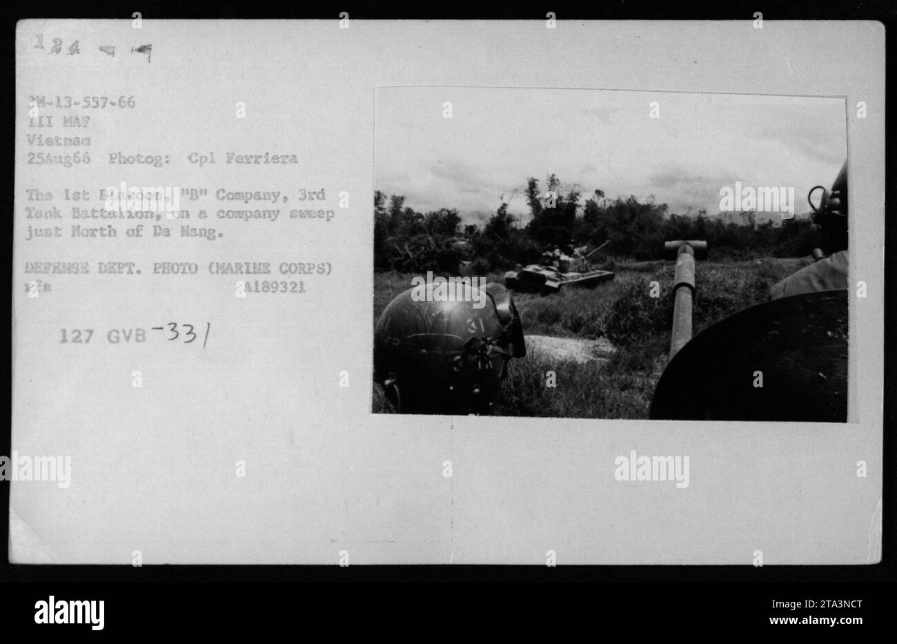 A photograph taken on August 25, 1966, shows the 1st Platoon of "B ...