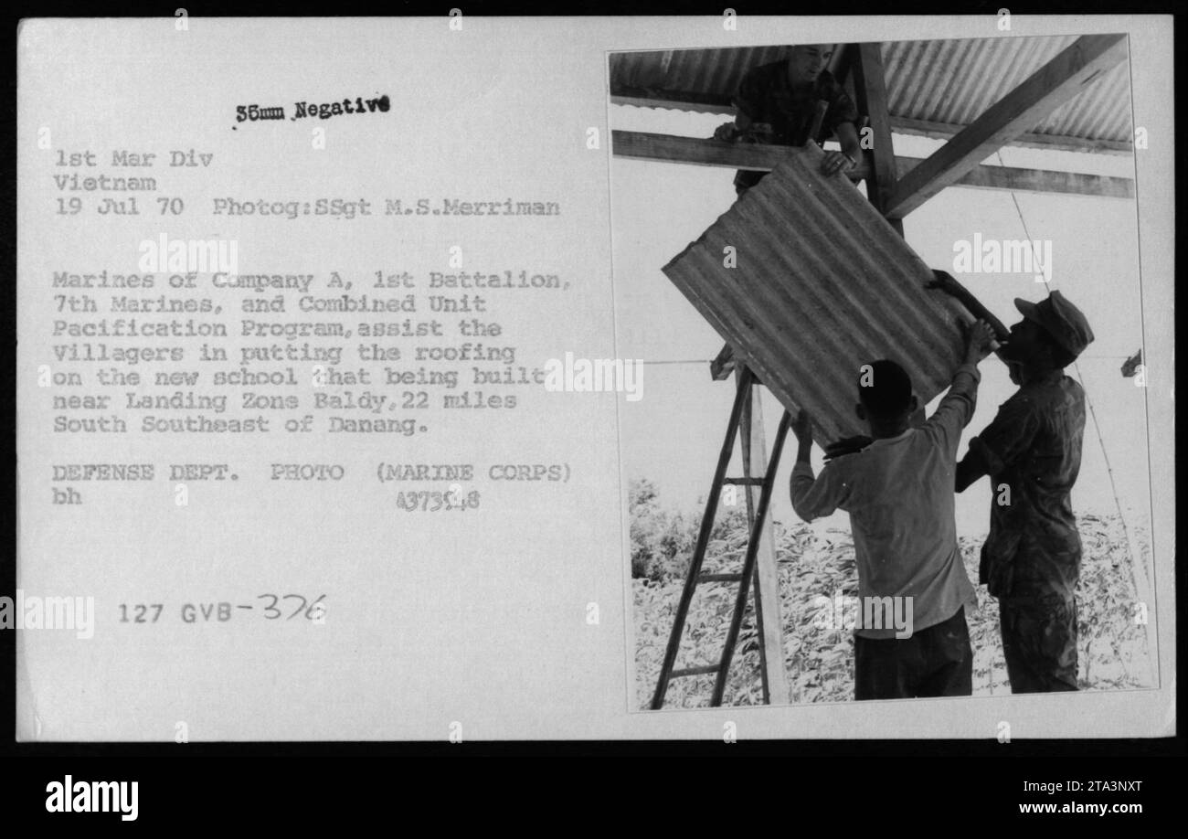 Marines from Company A, 1st Battalion, 7th Marines, and Combined Unit ...