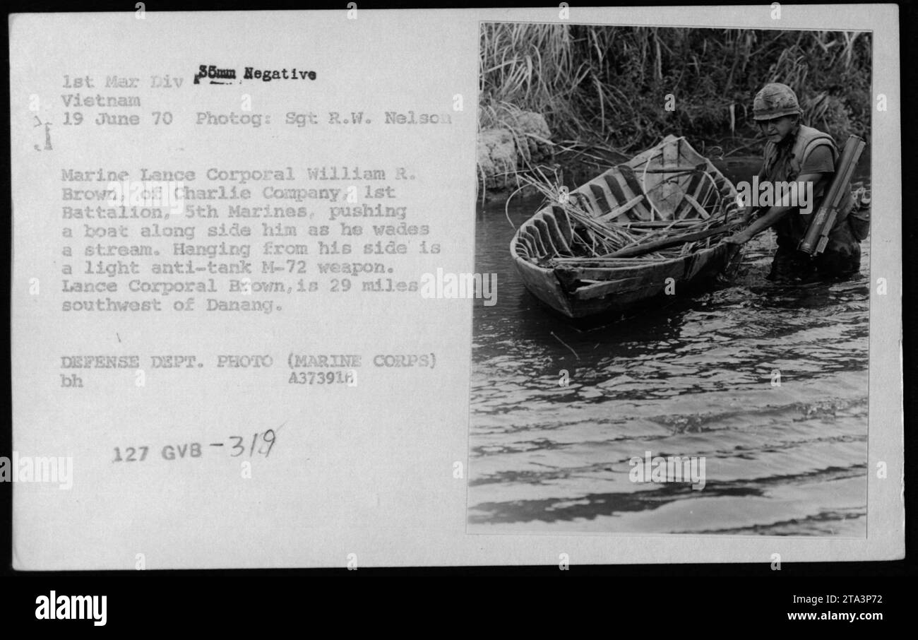 Marine lance corporal william r brown hi-res stock photography and ...