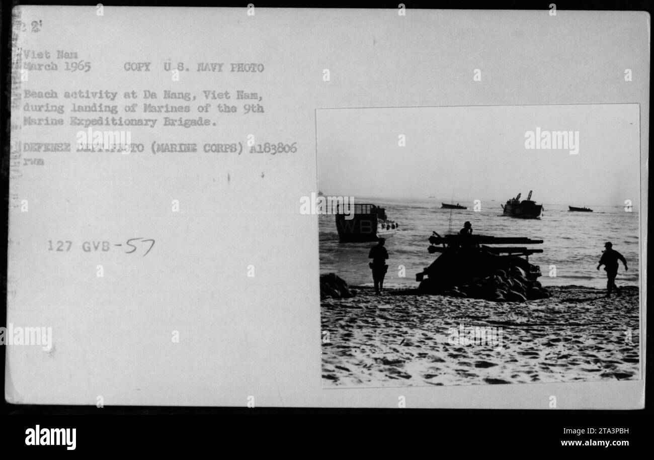 Vietnam war beach scene Black and White Stock Photos & Images - Alamy