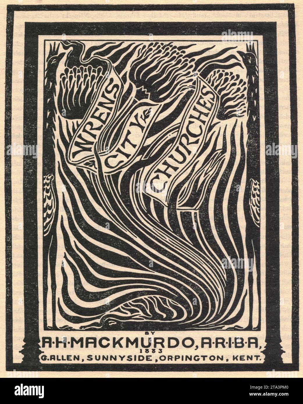 Bookcover of Arthur Heygate Mackmurdo, Wren's City Churches, 1883 ...