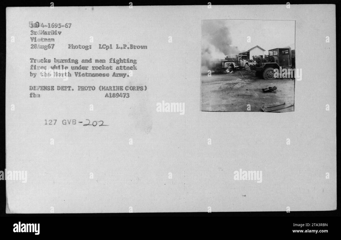 North vietnamese rocket attack hi-res stock photography and images - Alamy