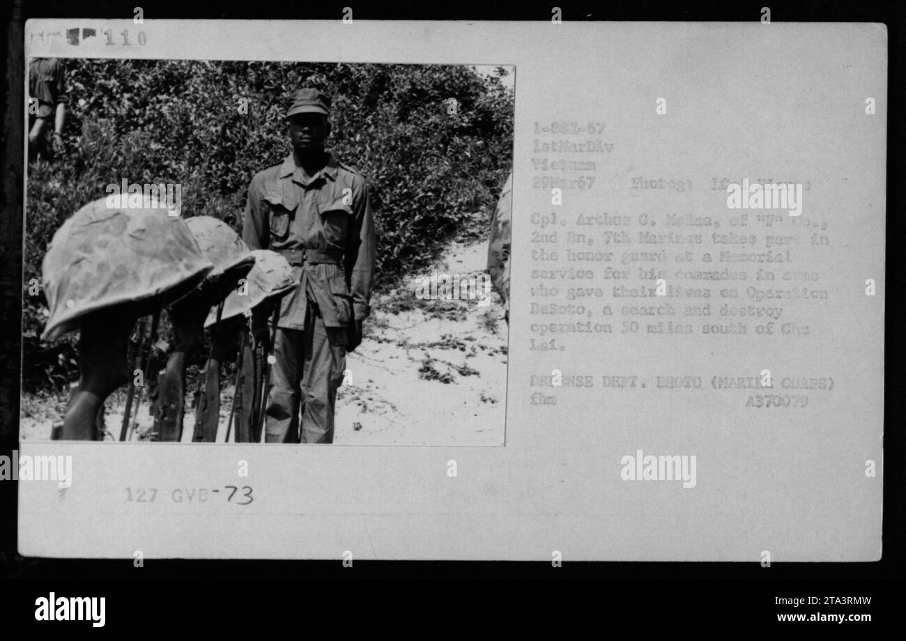 Cpl arthur g mellaa hi-res stock photography and images - Alamy