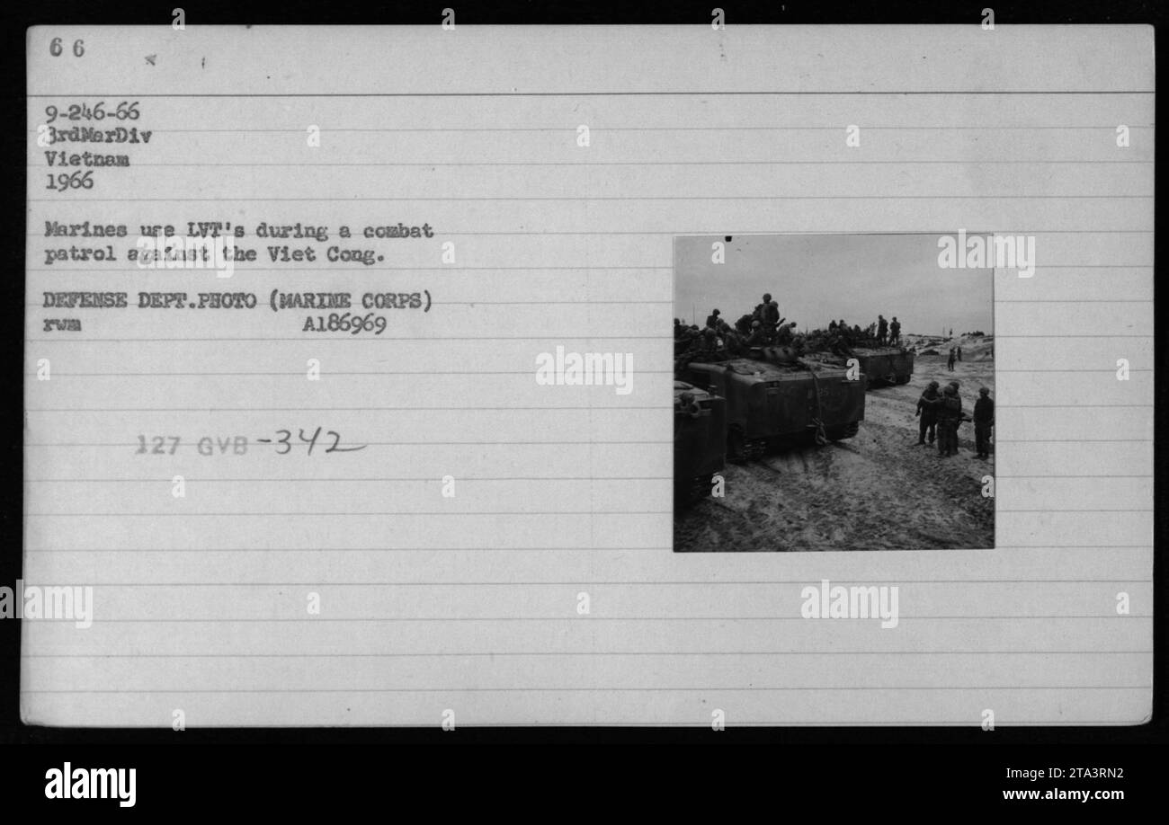 Marines utilize LVTs (Landing Vehicles-Tracked / Landing Vehicle ...