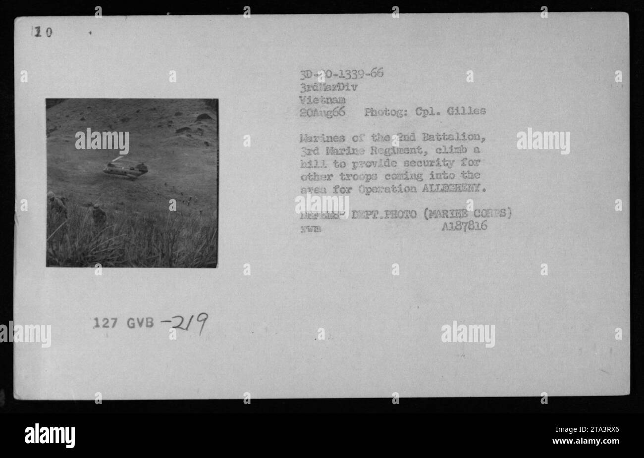 3rd battalion 2nd marine Black and White Stock Photos & Images - Alamy