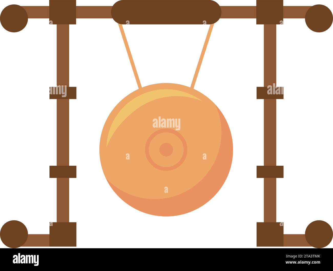 indonesia gong illustration Stock Vector Image & Art - Alamy