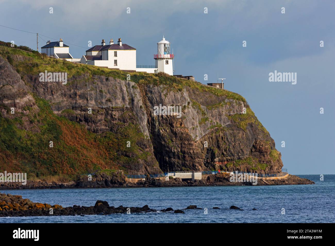 Blackhead Lighthouse, County Antrim, Northern Ireland, United Kingdom ...