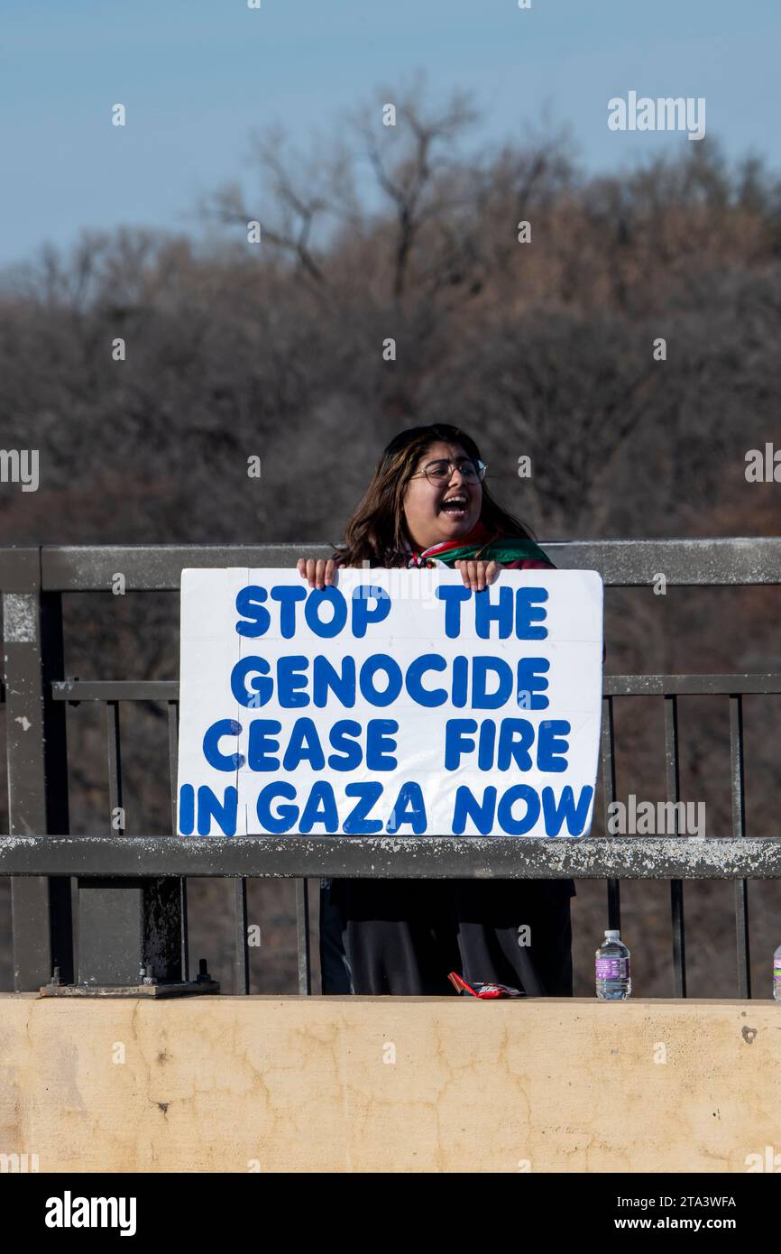St. Paul, Minnesota. November 19, 2023. Rally to divest Minnesota from ...