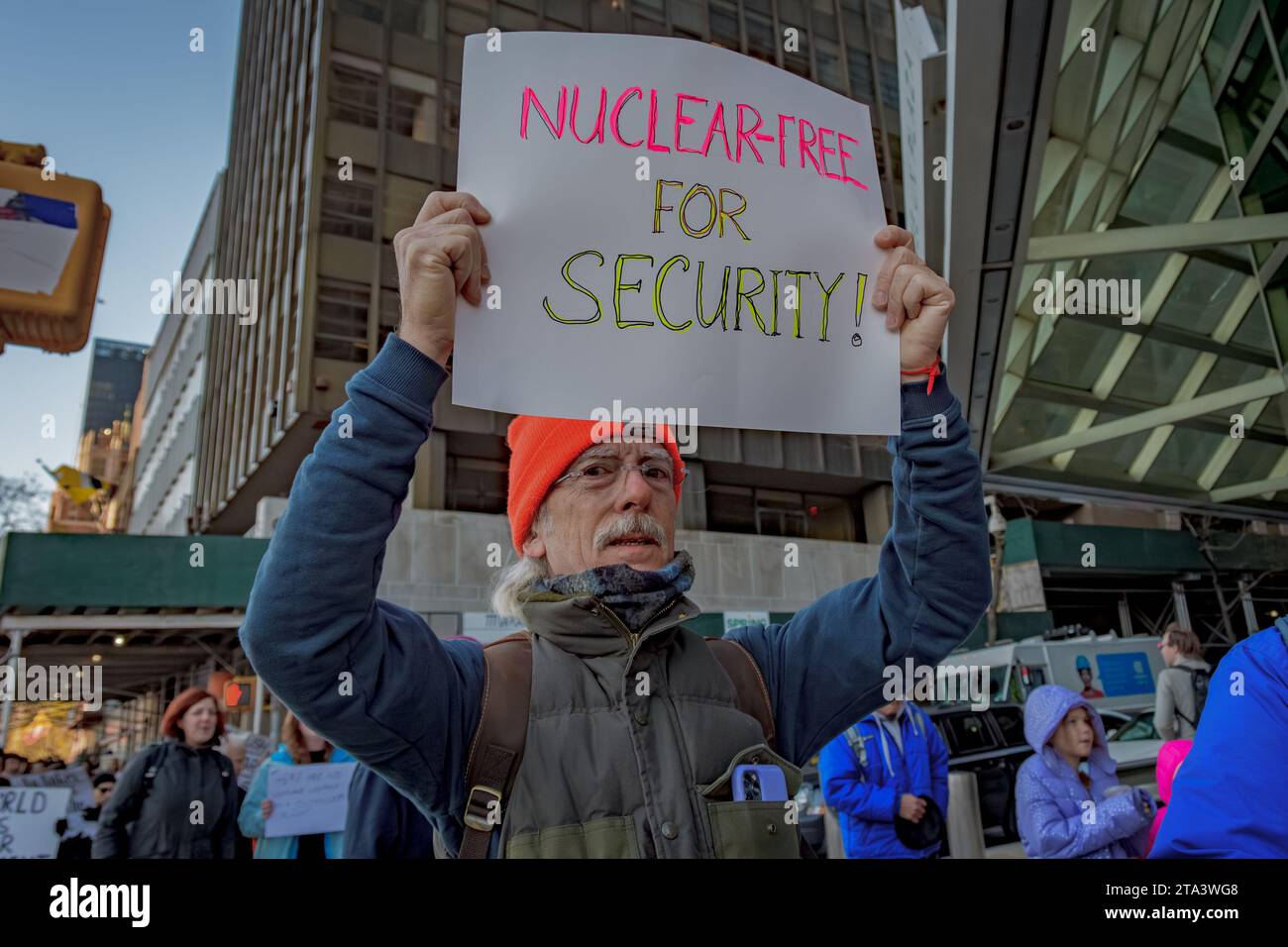 USA. 28th Nov, 2023. On November 28, 2023 a coalition of anti-nuclear ...