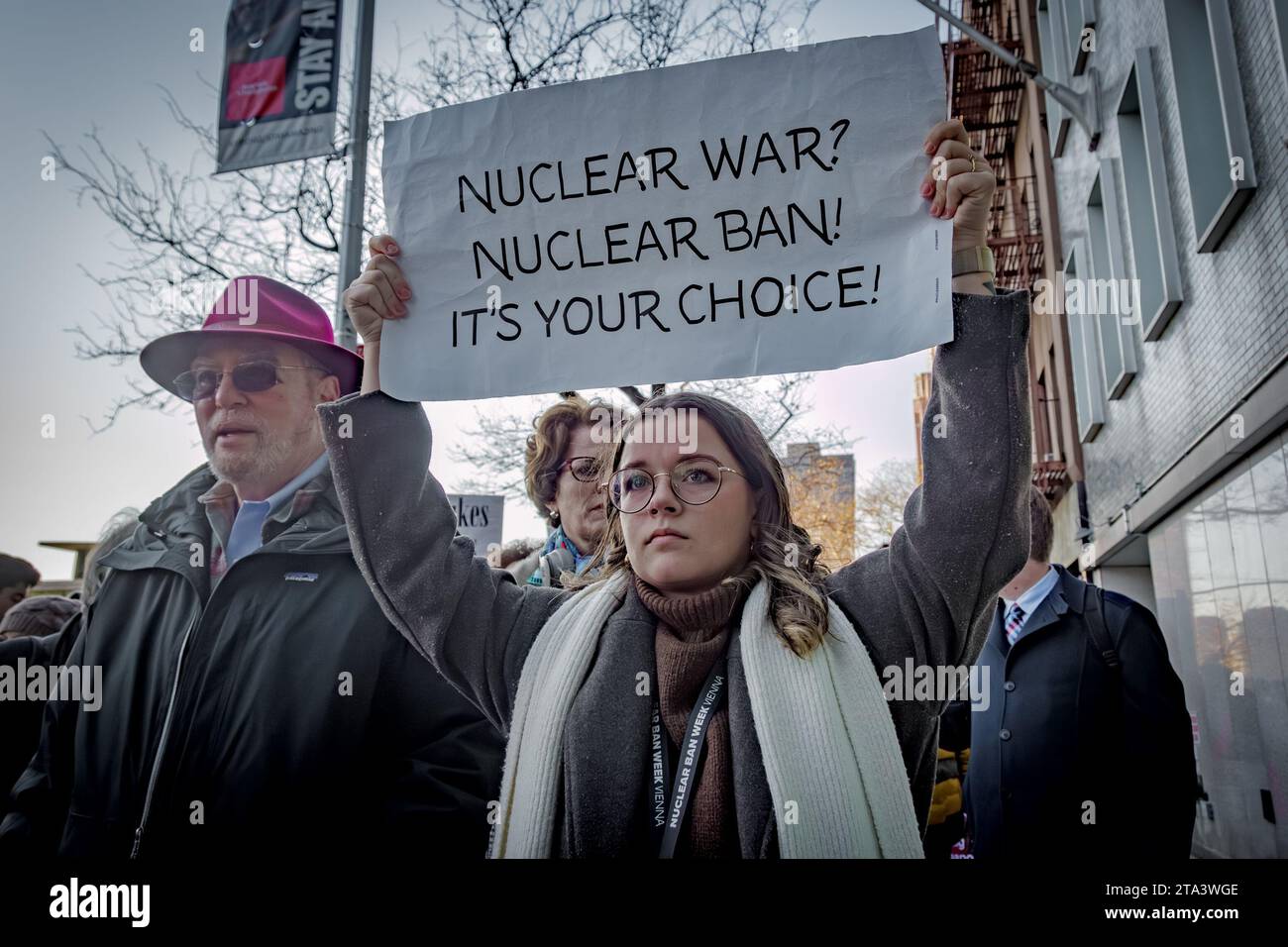 USA. 28th Nov, 2023. On November 28, 2023 a coalition of anti-nuclear ...