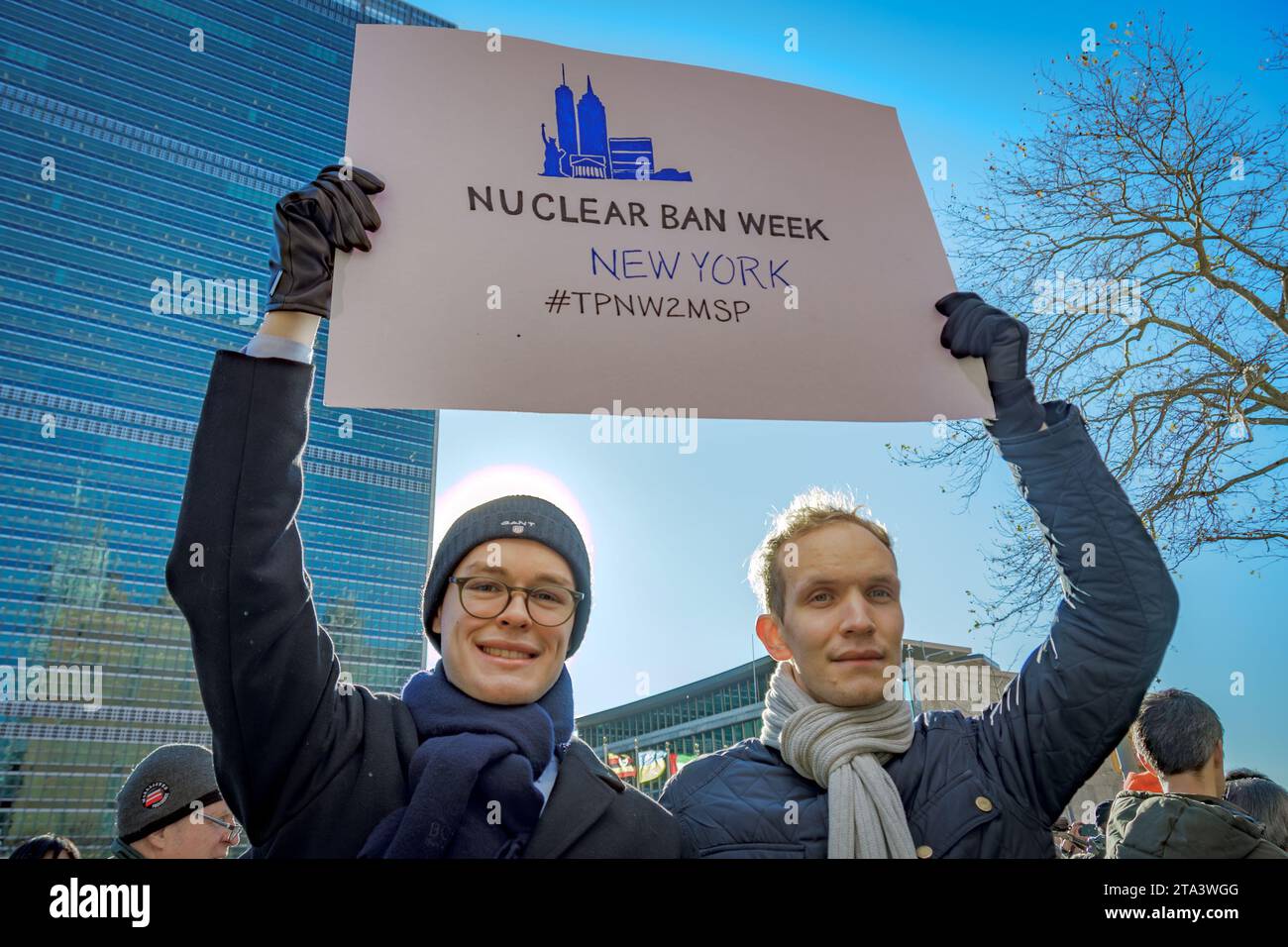 USA. 28th Nov, 2023. On November 28, 2023 a coalition of anti-nuclear ...