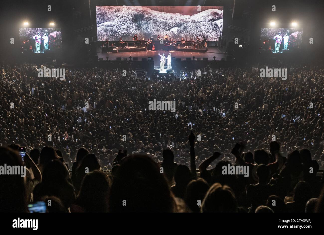 AMSTERDAM - The Moroccan Antwerp resident Dystinct (born as Ilias Mansouri) during a performance ...