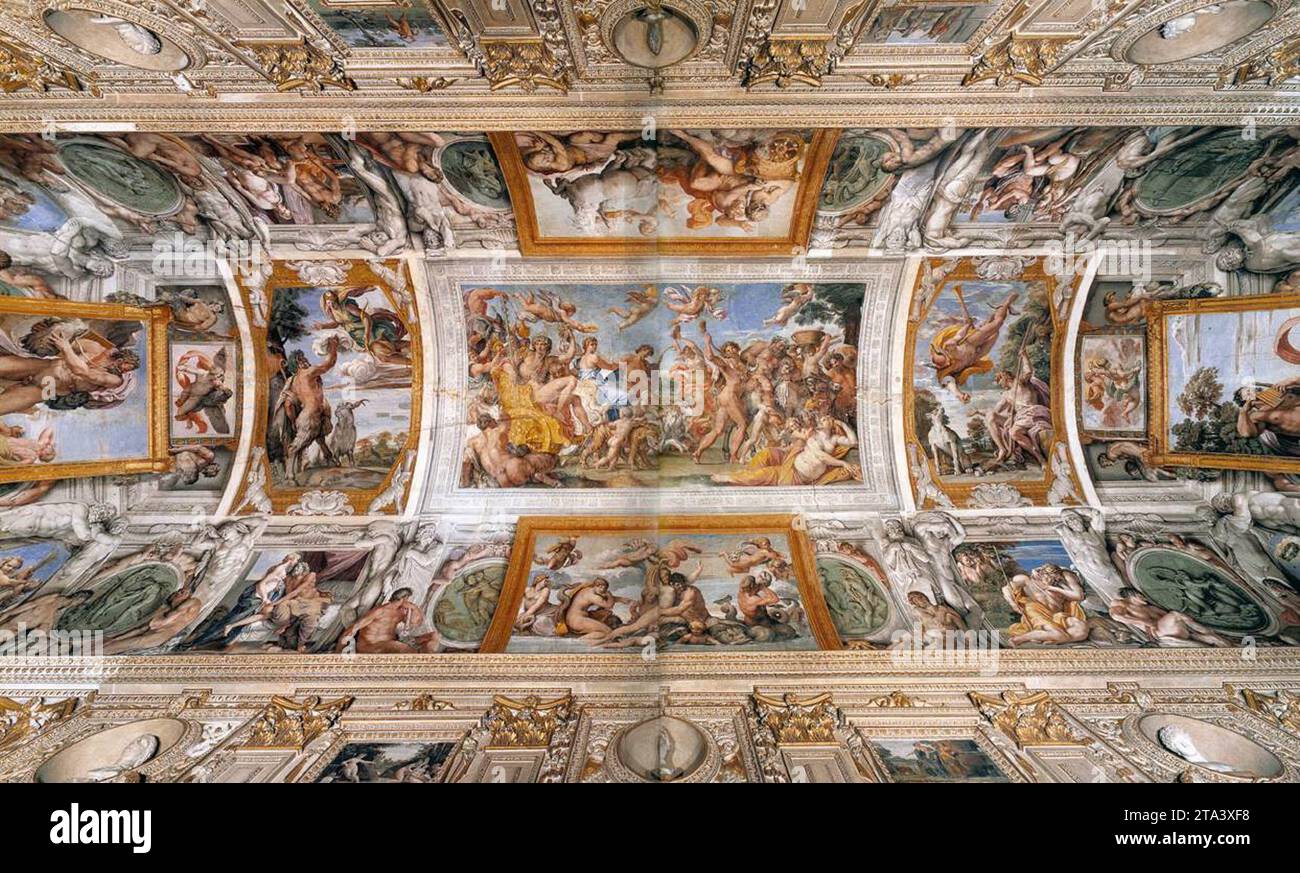 Annibale carracci ceiling hi-res stock photography and images - Alamy