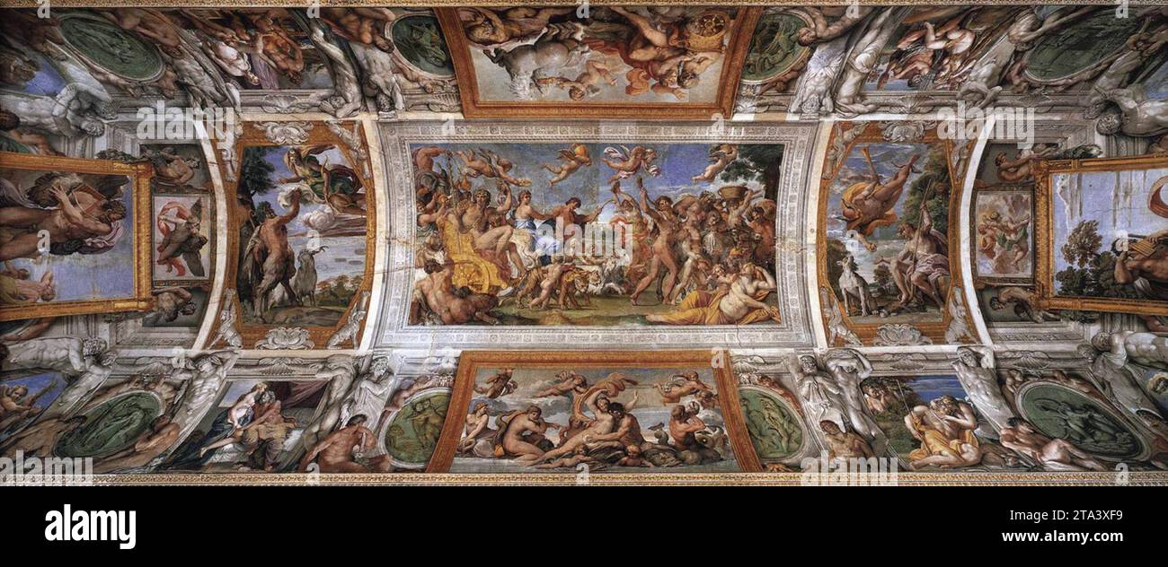 Annibale carracci ceiling hi-res stock photography and images - Alamy