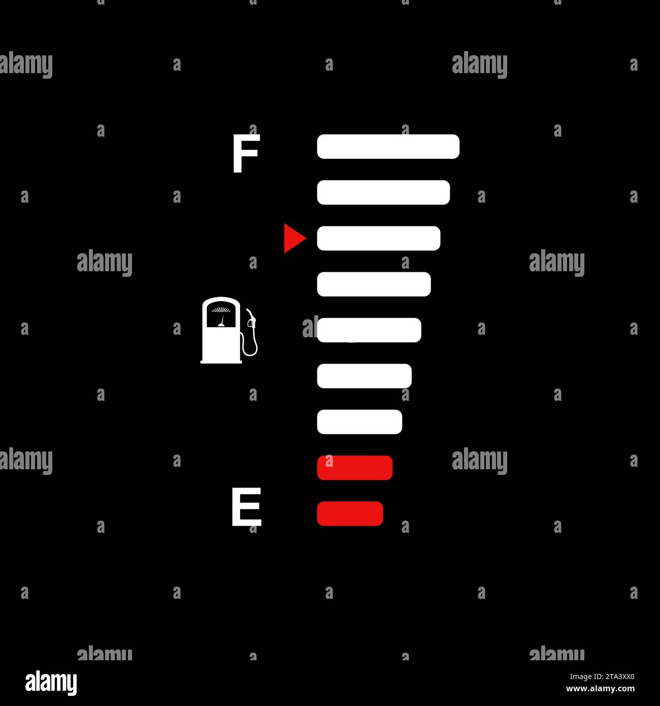 Car dashboard petrol gauge hi-res stock photography and images - Alamy