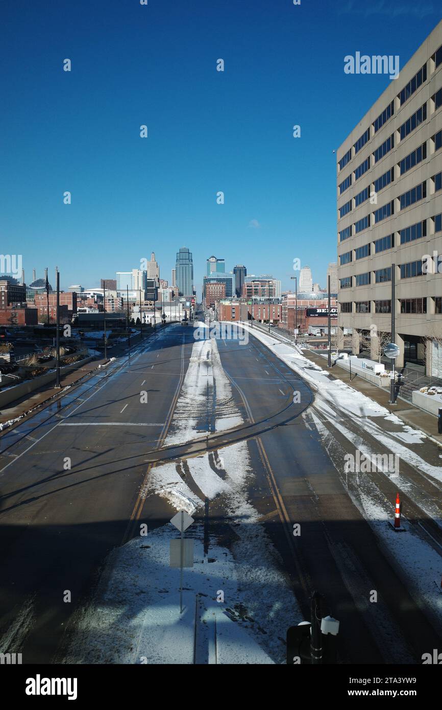 Kansas City, Missouri - November 26, 2023: Walking on the Skywalks by ...