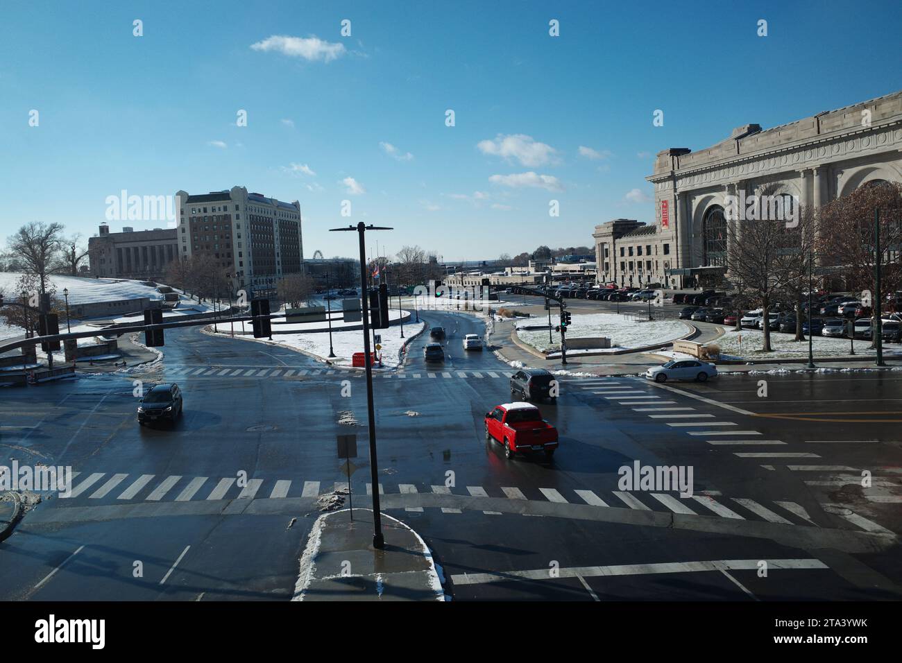 Kansas City, Missouri - November 26, 2023: Walking on the Skywalks by ...
