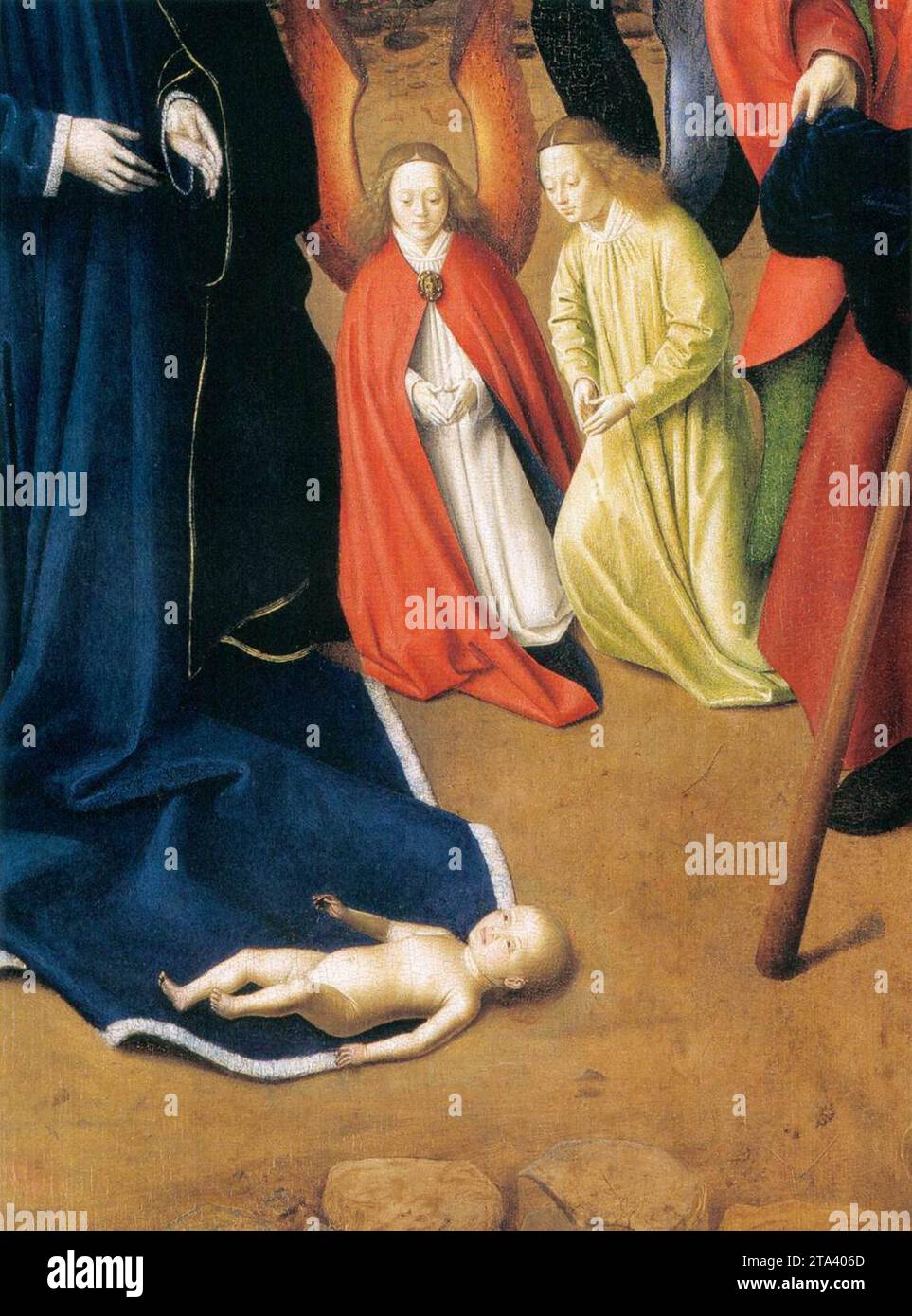 The Nativity (detail) c. 1465 by Petrus Christus Stock Photo - Alamy