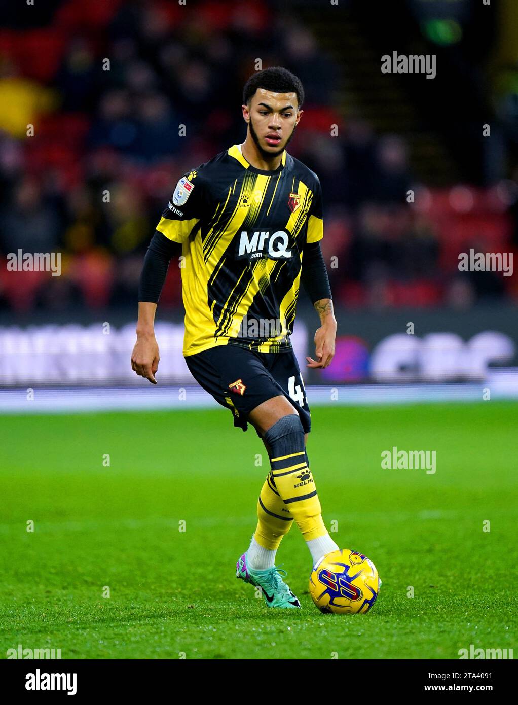 Watford's Ryan Andrews during the Sky Bet Championship match at ...