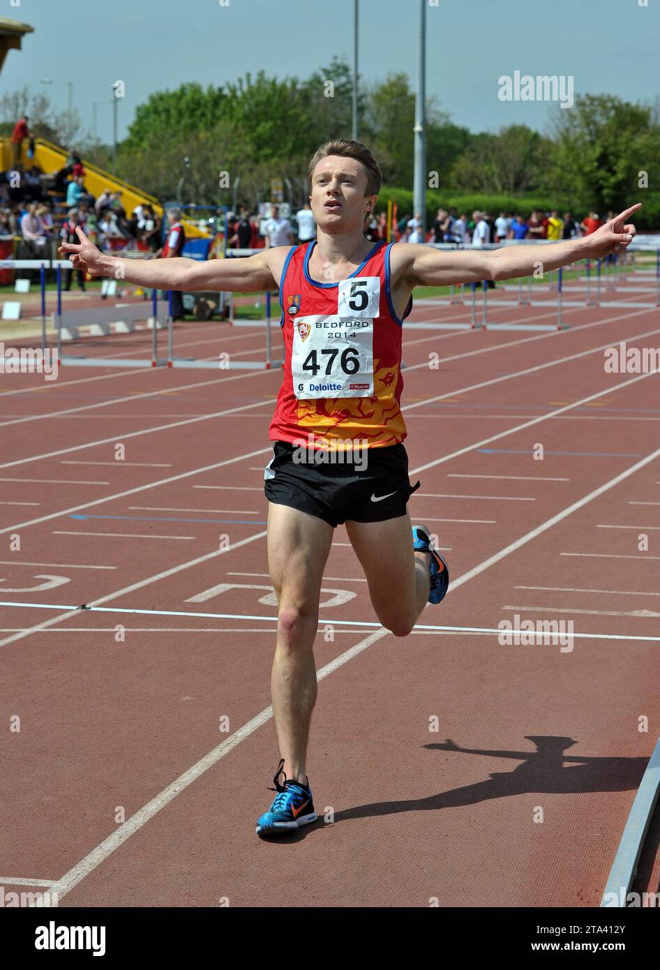 Jonathan Hay (Birmingham University) competing in the senior men’s 10 ...