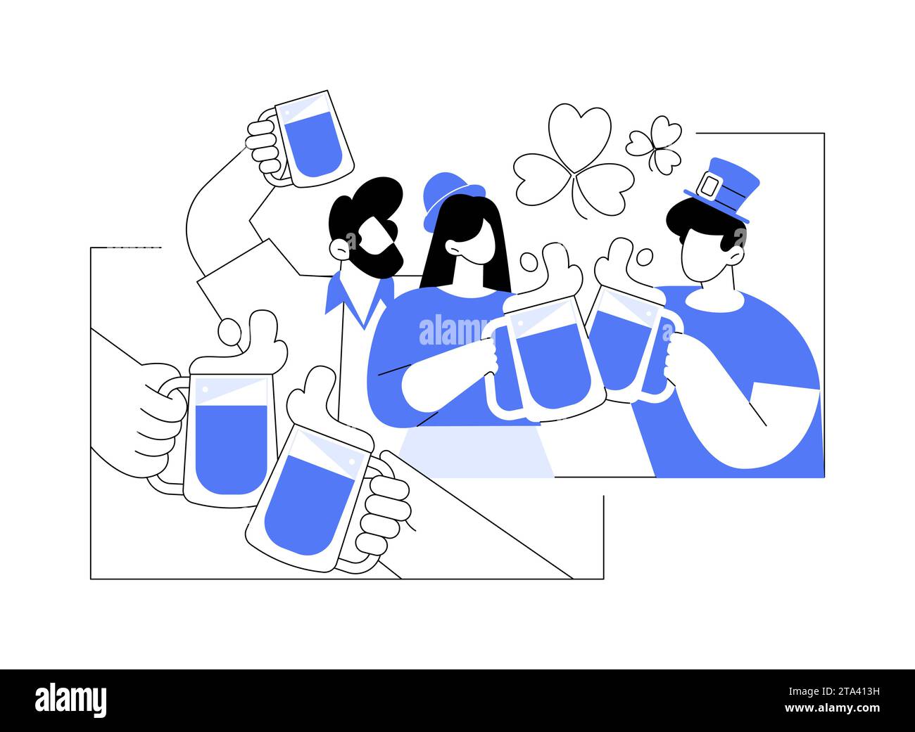 Dying beer isolated cartoon vector illustrations Stock Vector Image ...