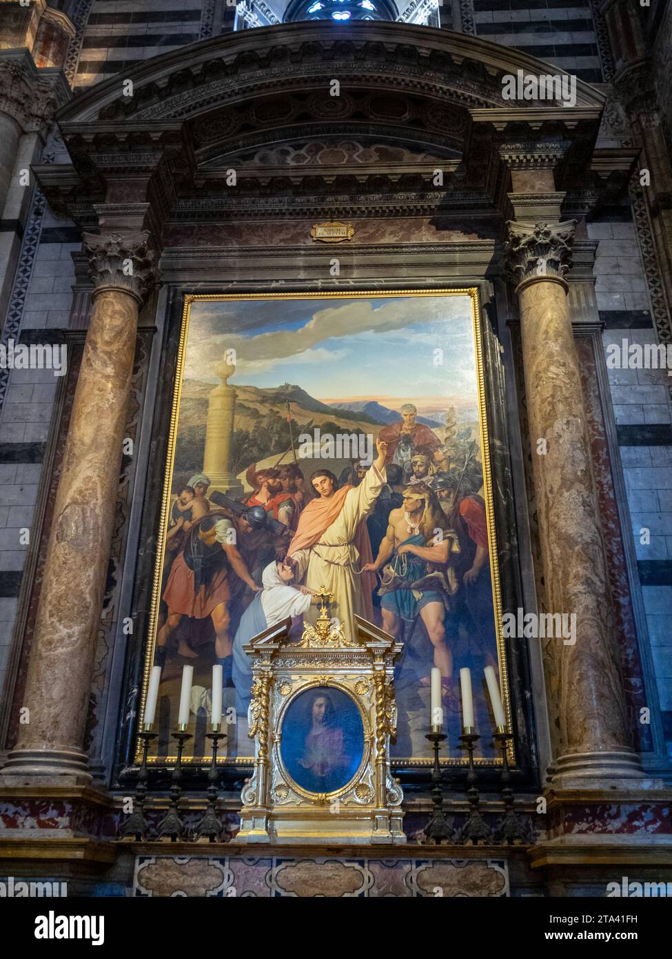 Duomo siena altar church hi-res stock photography and images - Alamy