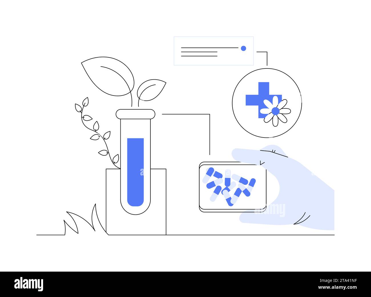 Homeopathy abstract concept vector illustration Stock Vector Image ...
