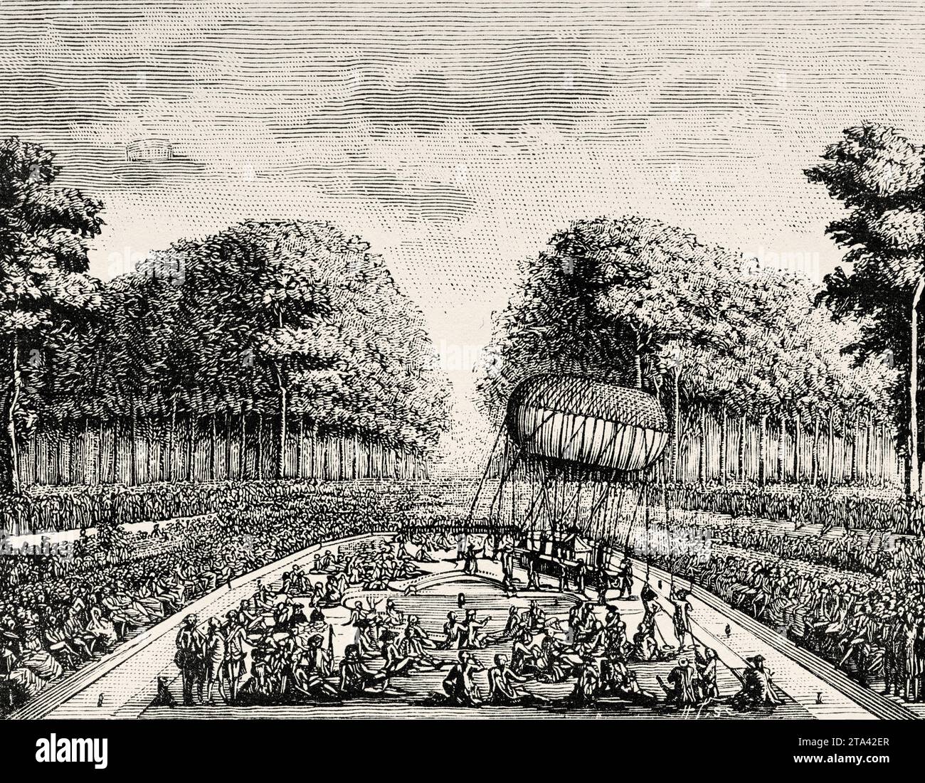 Ascension of the Robert brothers in Saint Cloud, in the first extended ...