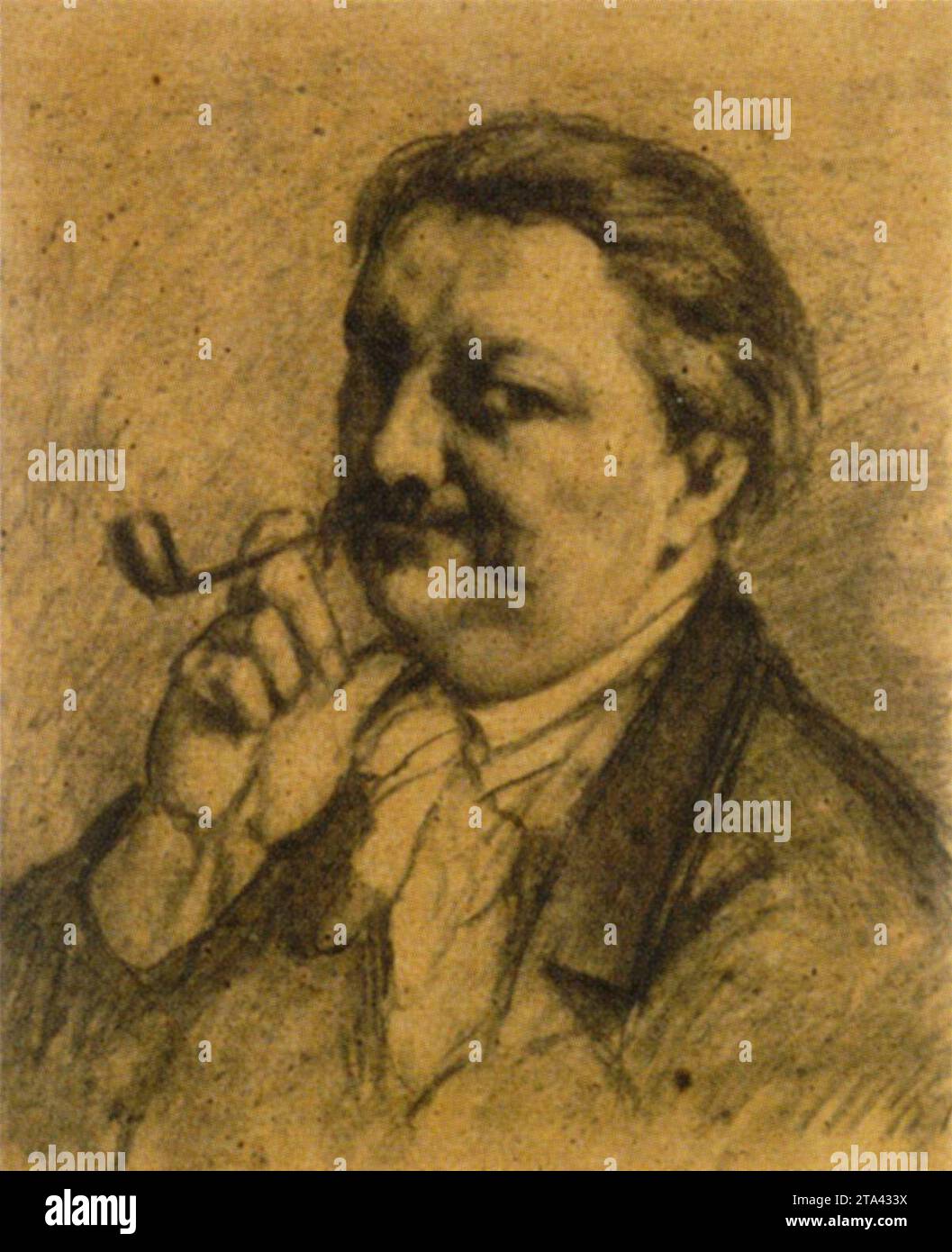 Self-Portrait 1871 by Gustave Courbet Stock Photo - Alamy