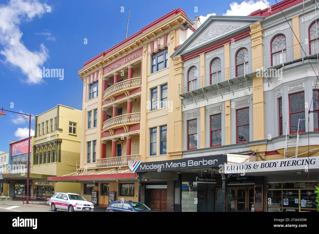 Grand Hotel Building, Dee Street, Invercargill, Southland, South Island ...