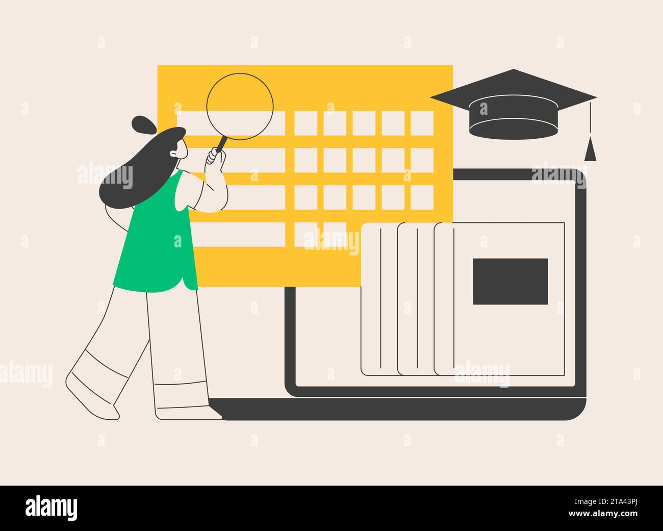 K-12 program abstract concept vector illustration Stock Vector Image ...