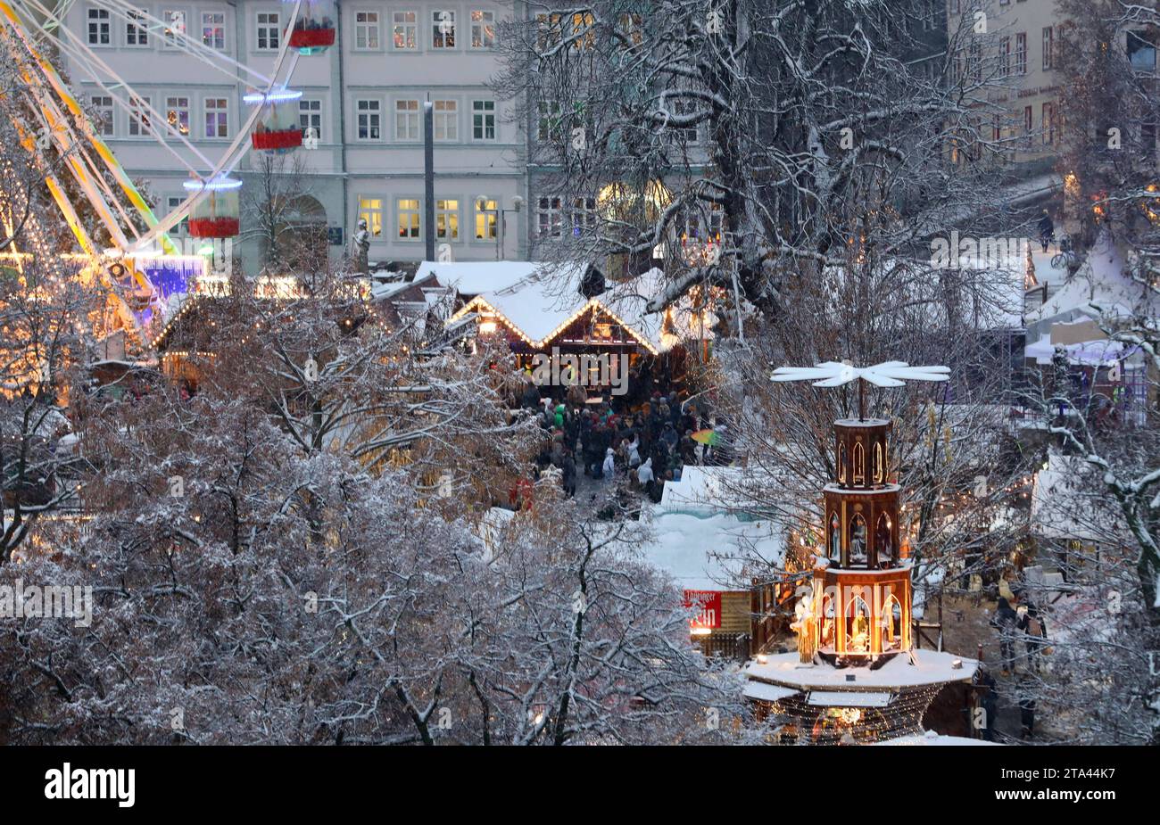 Weihnachtsmarkt Erfurt 28.11.2023, Erfurt, Eroeffnung des 173 ...