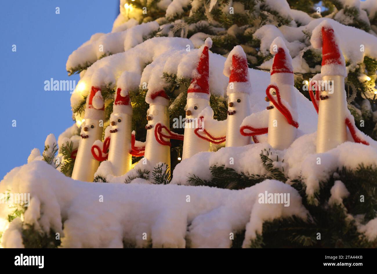 Weihnachtsmarkt Erfurt 28.11.2023, Erfurt, Eroeffnung des 173 ...