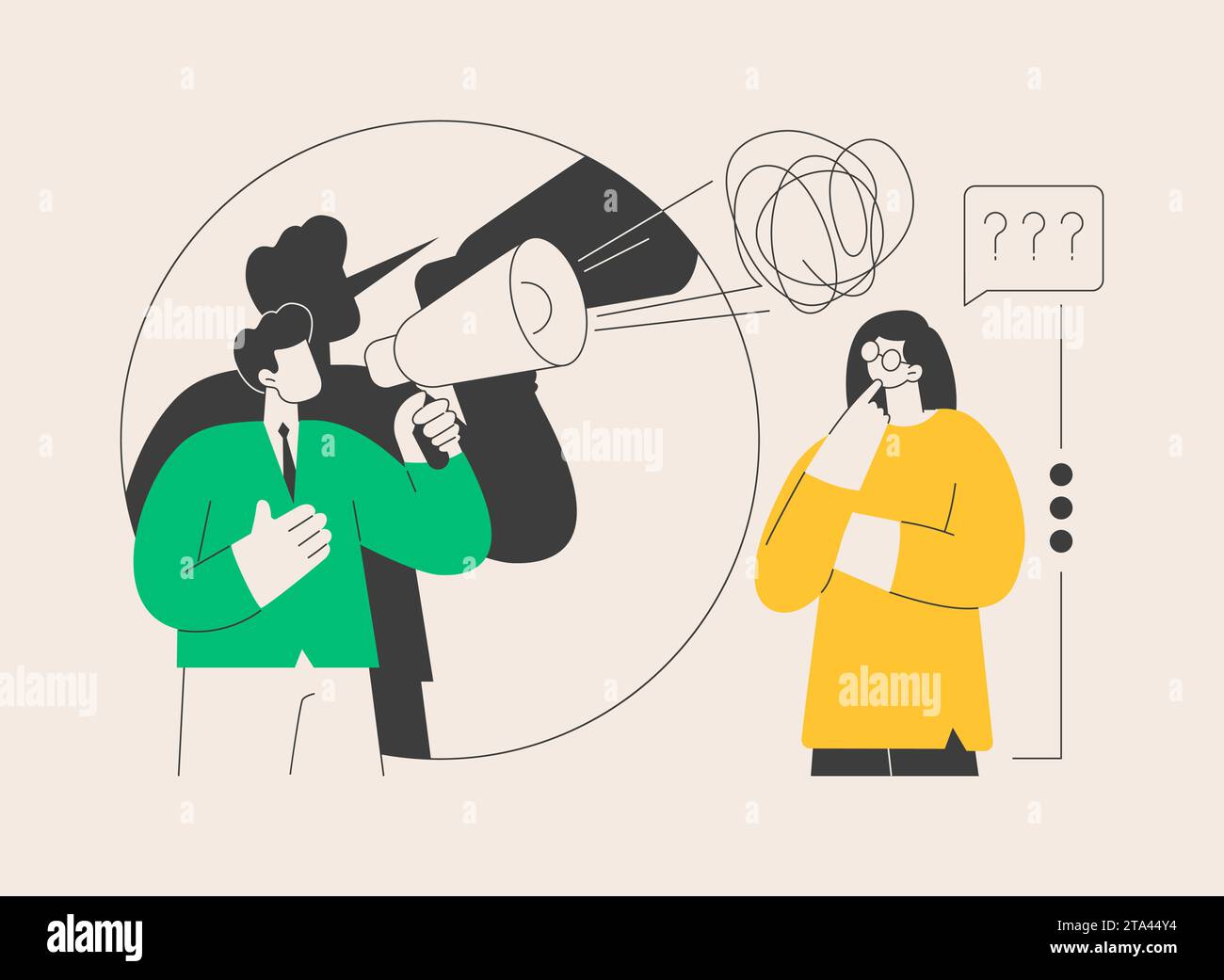 Post-truth abstract concept vector illustration Stock Vector Image ...