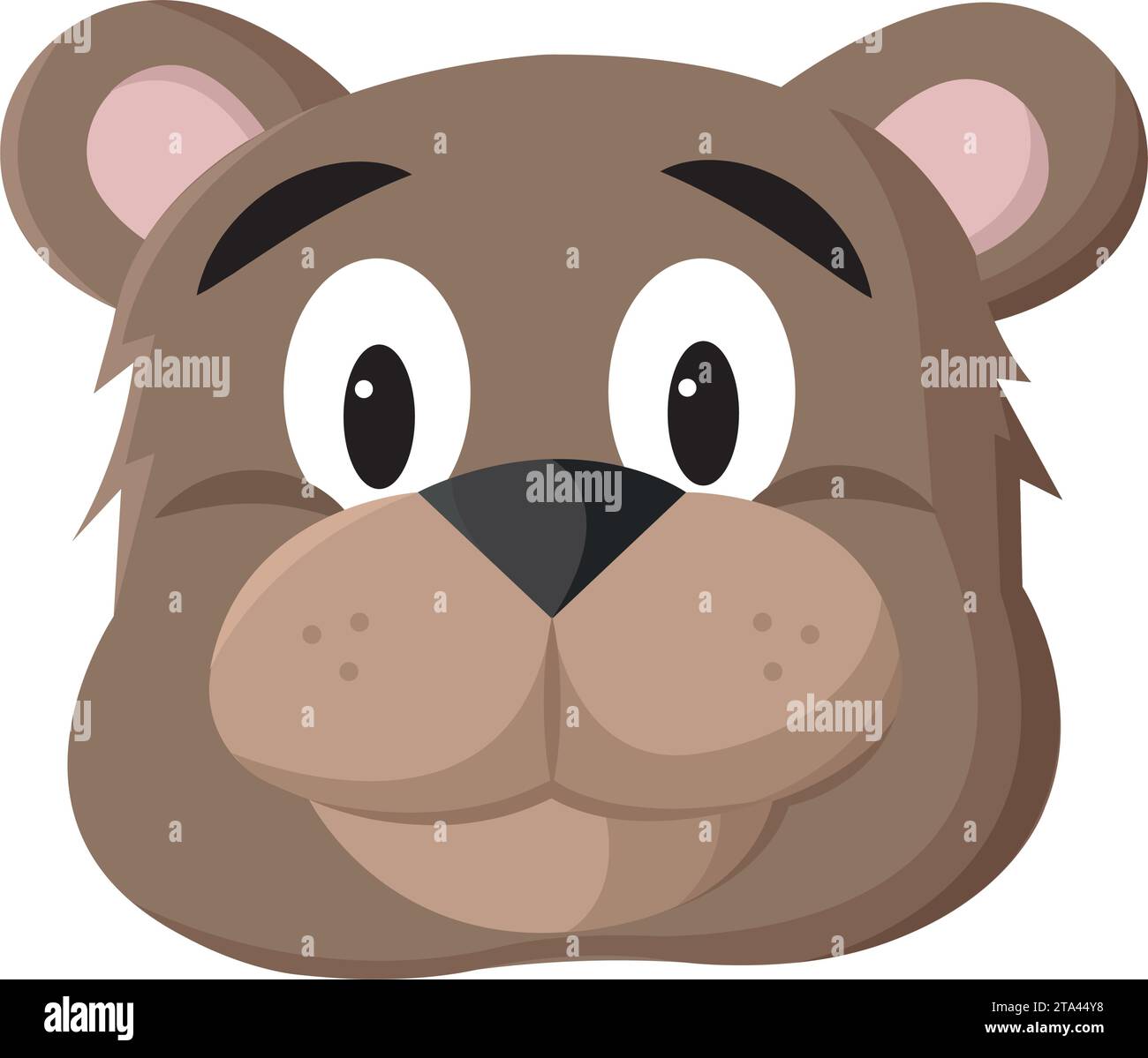 Isolated cute bear character avatar Vector Stock Vector Image & Art - Alamy