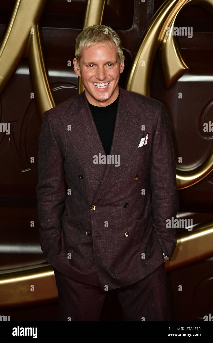 London, UK. 28th Nov, 2023. Jamie Laing attends the Warner Bros ...