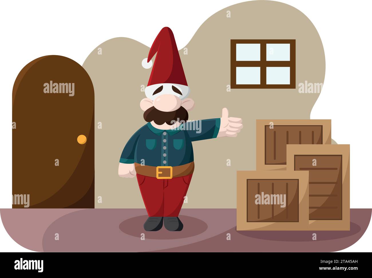 The elf factory Stock Vector Images - Alamy