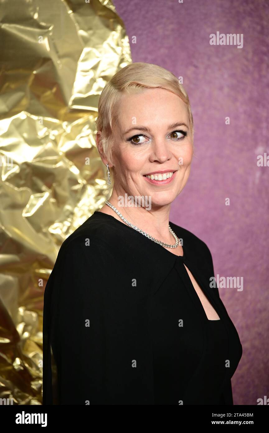 London, UK. 28th Nov, 2023. Olivia Colman attends the Warner Bros ...