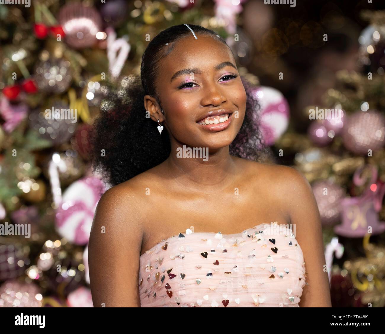 Calah Lane poses for photographers upon arrival at the world premiere ...