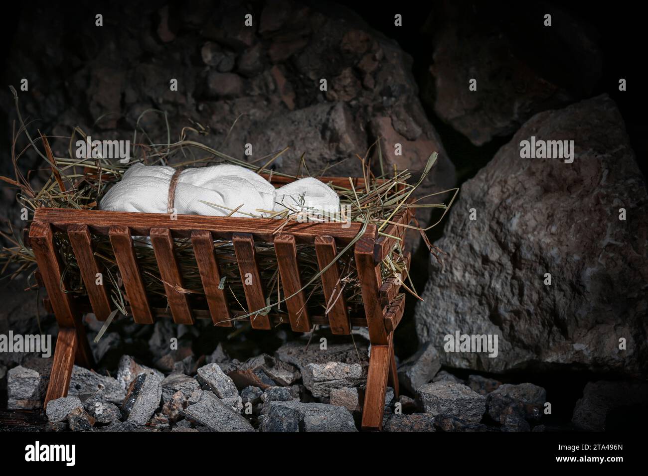 Manger baby jesus rocks hi-res stock photography and images - Alamy
