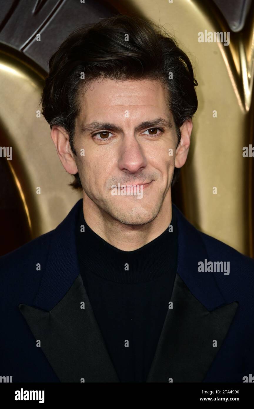 London, UK. 28th Nov, 2023. Mathew Baynton attends the Warner Bros ...