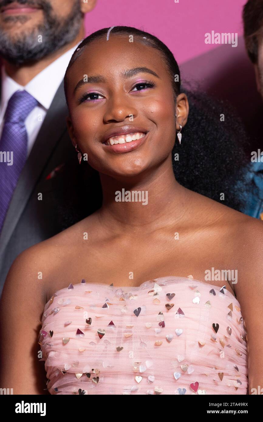 Calah Lane poses for photographers upon arrival at the world premiere ...