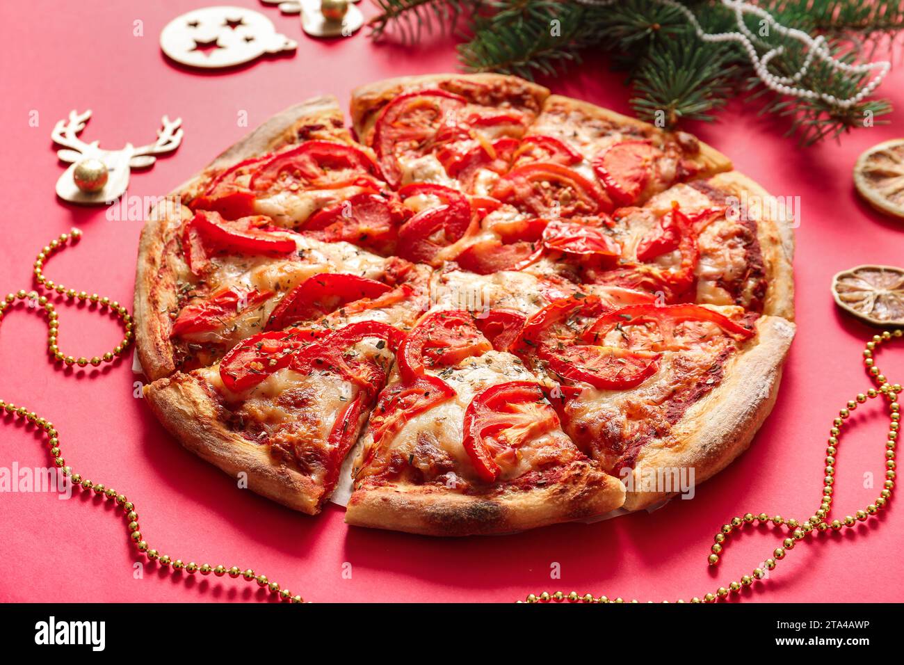 Delicious pizza christmas tree hi-res stock photography and images - Alamy