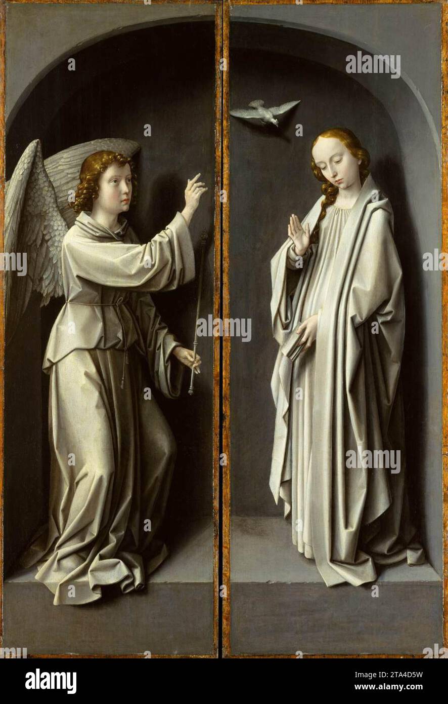 Two Movable Wings of An Altarpiece c. 1510 by Gerard David Stock Photo - Alamy