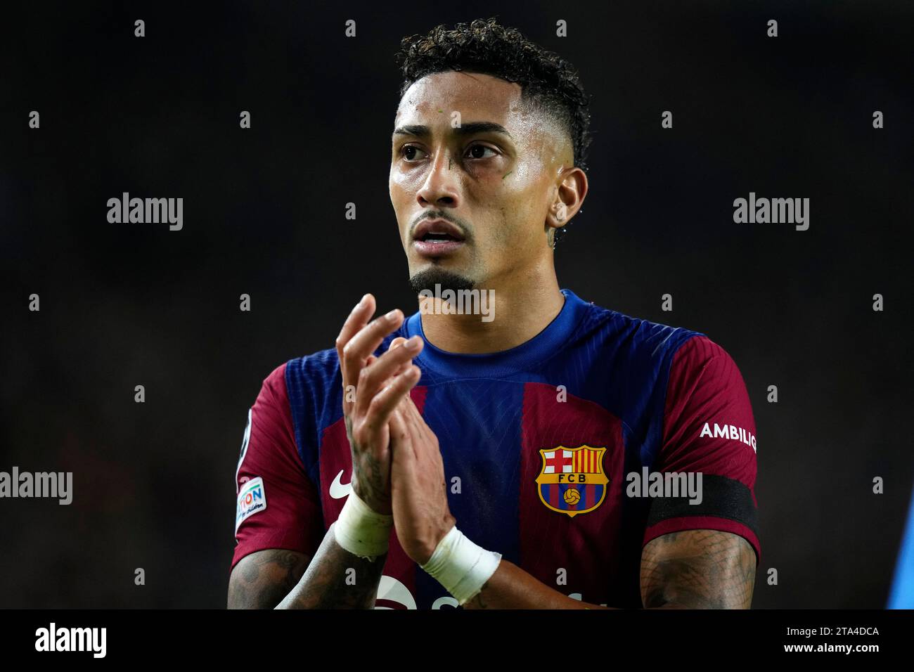 Barcelona, Spanien. 28th Nov, 2023. Raphina (FC Barcelona) is pictured ...