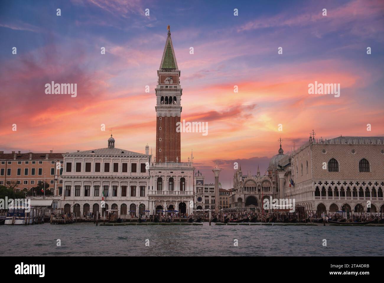 Bird's-Eye View of Venice, Italy: Iconic Architecture and Waterways in ...