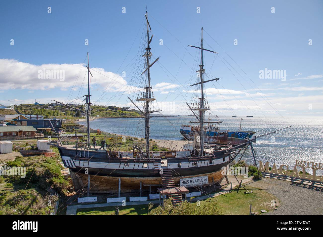 A full size replica of Charles Darwin's HMS Beagle, at Museo Nao ...