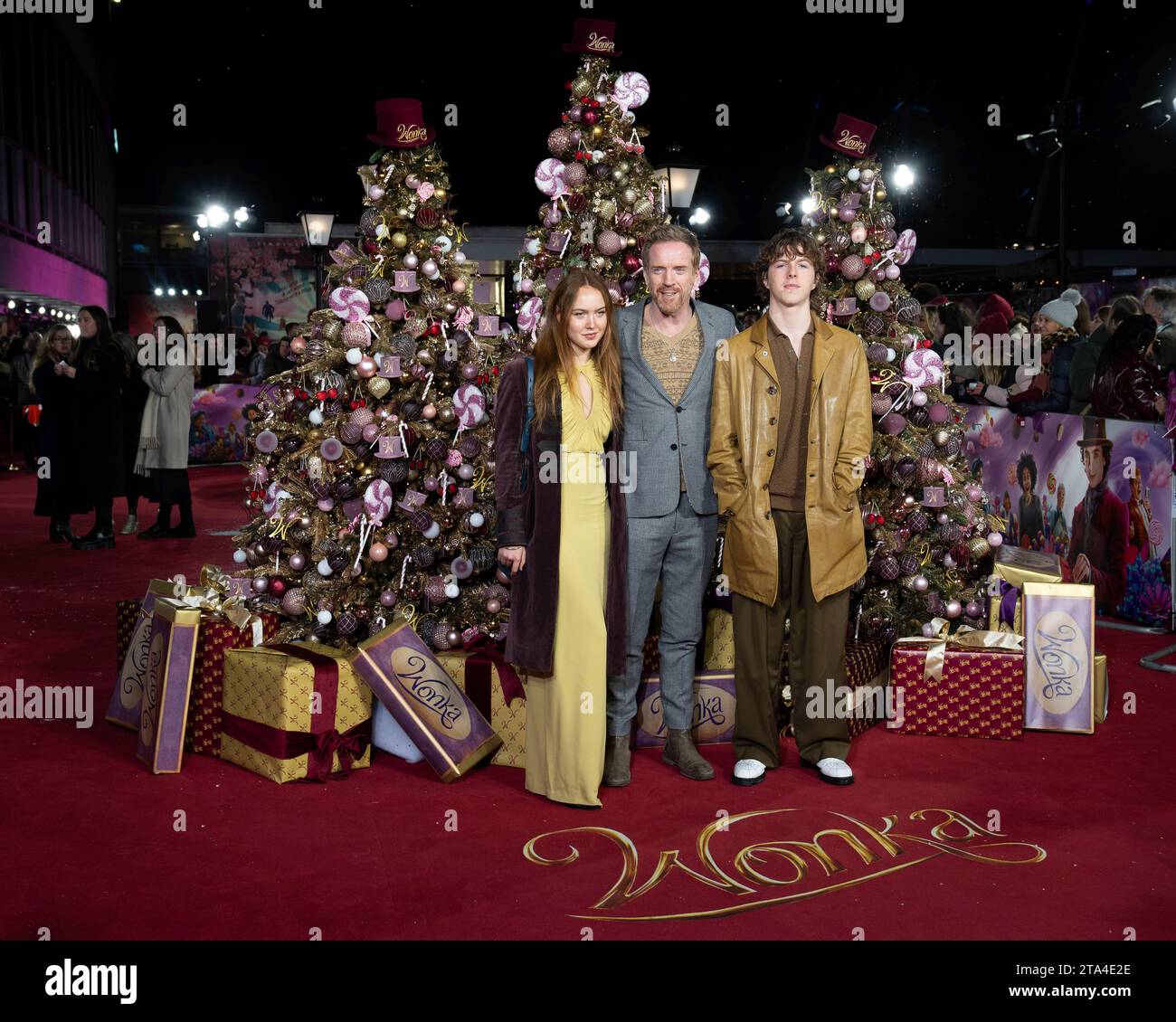 Manon McCrory-Lewis, from left, Damian Lewis and Gulliver McCrory-Lewis ...