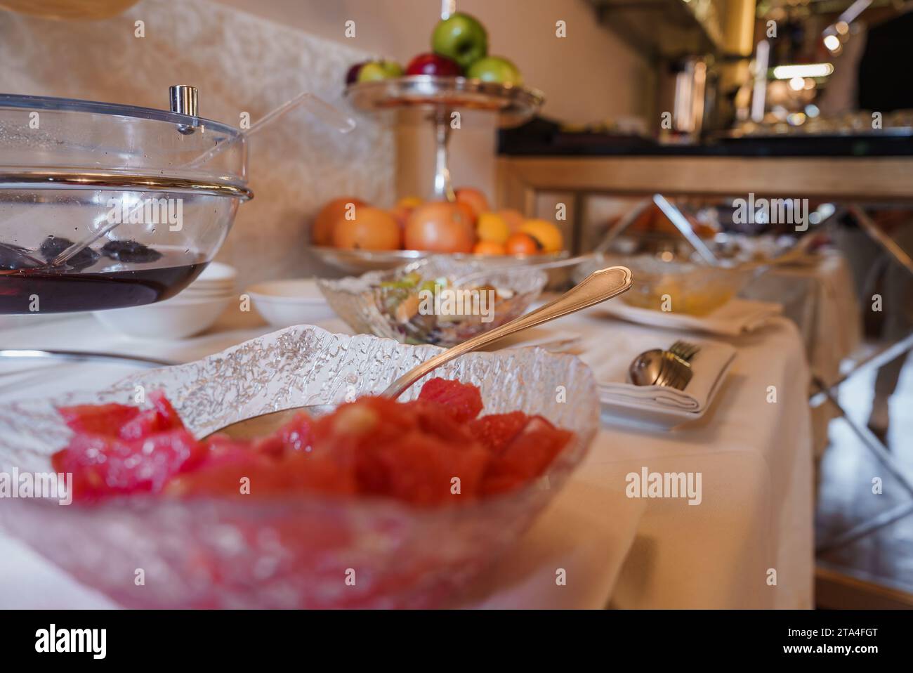 Exquisite and Elegant Pasta Dish Served in Luxurious Bed and Breakfast ...