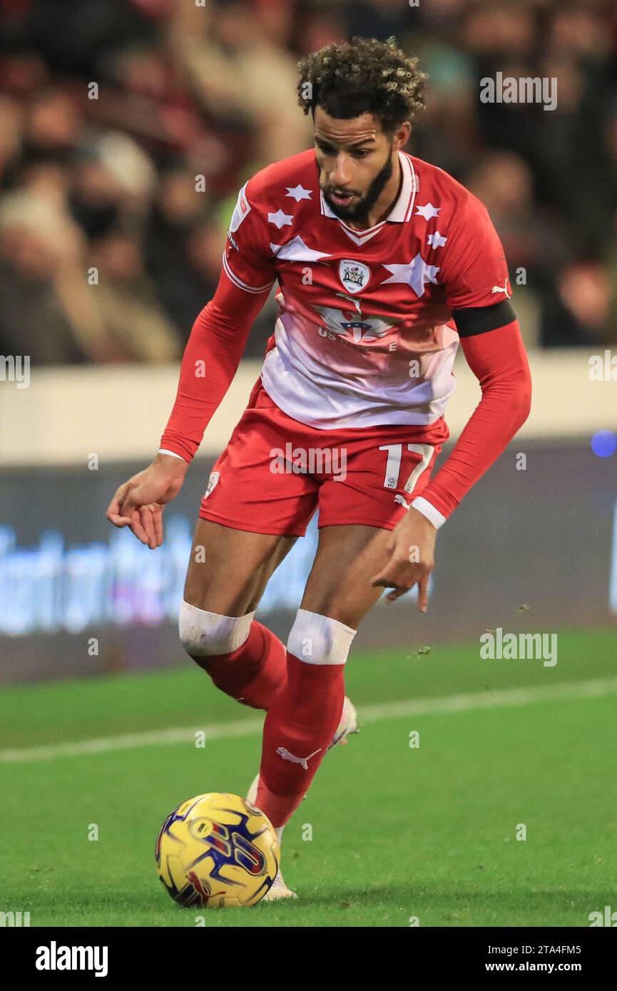 Barry Cotter #17 of Barnsley during the Sky Bet League 1 match Barnsley ...